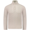 Gran Sasso Ronde hals truien Bruin pullover kopen | Hans voortman
